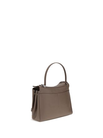 Balenciaga Womens Shoulder Bag Rodeo Calf Leather Taupe
