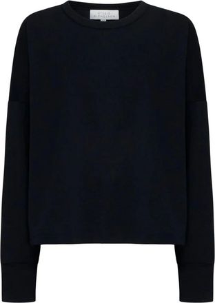 STUDIO NICHOLSON Femme, Tops, Noir, Taille: 48 FR Long Sleeve Hauts