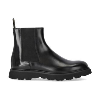 Doucal's Schwarzer Leder Chelsea Boot - - Shoes - Herren - Schwarzk - 41 EU