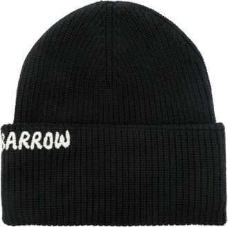 Barrow Gerippte Beanie - Schwarz