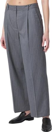 Anine Bing Femme, Pantalons, Gris, Taille: 36 FR Trent Cropped Trouser