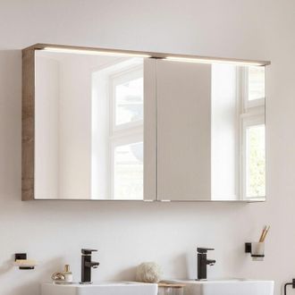 Fackelmann Oxford Spiegelschrank 120cm - Nature Oak
