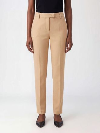 Alberto Biani Pantalon chino slim fit en cr&ecirc;pe technique avec passants de ceinture