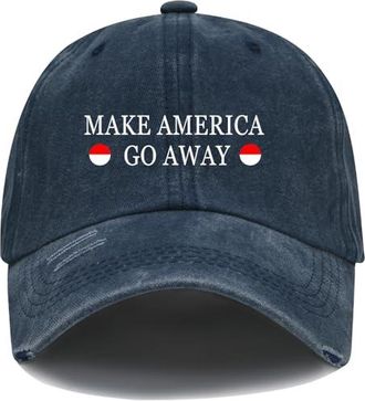 Generic Casquette Make America Go Away, Make America Go Away, HDH-Bleu marine profond, 53