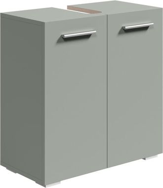 Badplaats Badplaats - Waschbeckenunterschrank Jupiter 60 x 30 x 60 cm - Matt grün - Ba