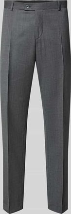 Bugatti Straight Fit Hose aus Schurwoll-Mix