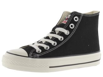 Victoria High-Top Tribu Canvas & Retro-Logo & Glänzender Sohle 1057101 für Damen Negro 38