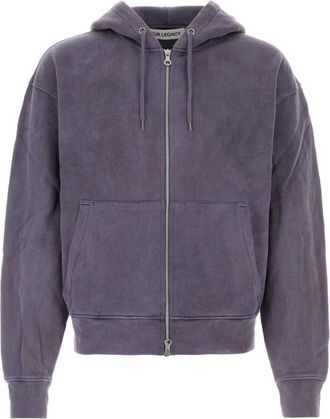Our Legacy Homme, Sweatshirts et sweats &agrave; capuche, Violet, Taille: M Rascal Hood