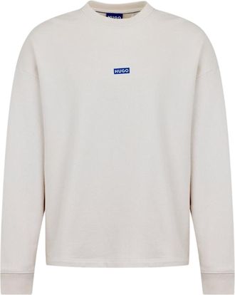 HUGO BOSS Hugo - Sweatshirt f&uuml;r Herren (Wei&szlig;/Blau)