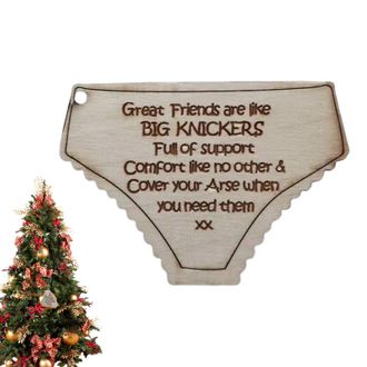 Generico Weihnachtsbaumschmuck f&uuml;r Hunde, Weihnachtsausschnitte aus Holz - Handwerkliche Ausschnitte f&uuml;r Puppen mit Hundeklaue, Weihnachtsdekoration f&uuml;r Hochze