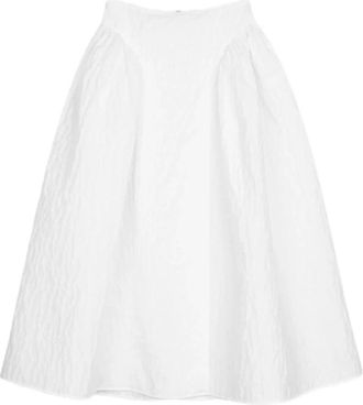 Cecilie Bahnsen Femme, Jupes, Blanc, Taille: 36 FR Fabiola Skirt
