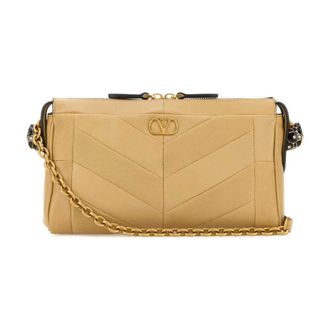 Valentino Garavani Kleine Schultertasche - - Bags - Damen - Beige - ONE SIZE