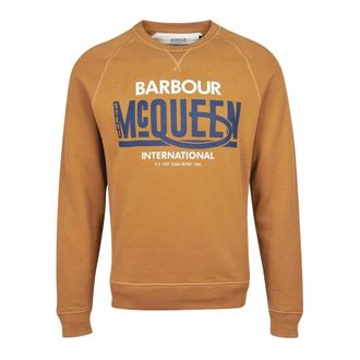 Barbour Randall Crew Sweatshirt mit Cornelius-Stickerei - - Sweatshirts & Hoodies - Herren - Orange - M