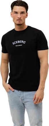 Iceberg Homme, Tops, Noir, Taille: XL T-shirt de baseball