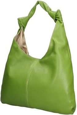 Gave Lux Sac &agrave; bandouli&egrave;re pour femme en cuir v&eacute;ritable Made in Italy 41x28x3 cm GLX228113923FBG, vert, Taille unique