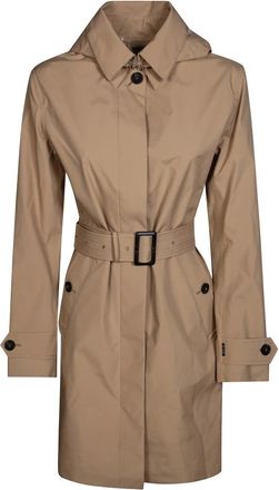 Save The Duck Femme, Manteaux, Beige, Taille: 40 FR Cappotto Cappuccio Jackie
