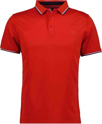 Ragman Herren Piqu&eacute;-Polo Keep Dry, modern fit Rot-640, 3XL