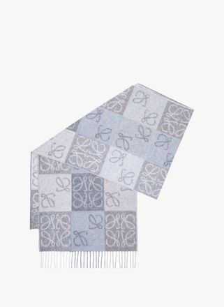 Loewe Echarpe Anagram en laine et cachemire