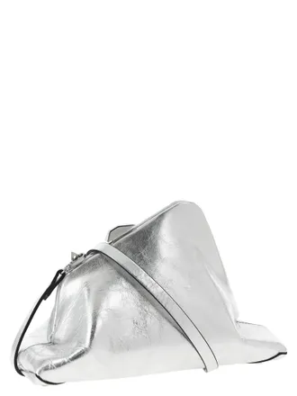 The Attico Day Off Clutch - Silver