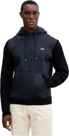 Guess Homme, Sweatshirts et sweats &agrave; capuche, Bleu, Taille: XL Sweat &agrave; capuche avec logo