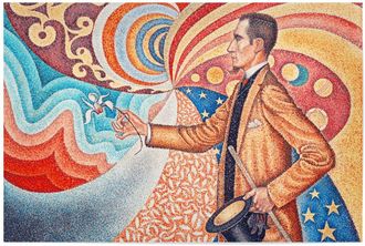 artboxONE Poster 90x60 cm Menschen Portr&auml;t von F&eacute;lix F&eacute;n&eacute;on - Bild Paul signac bildende Kunst bildmaterial