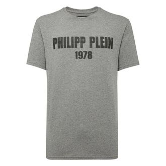 Philipp Plein T-Shirt Rundhals - - Tops - Herren - Grau - 3XL