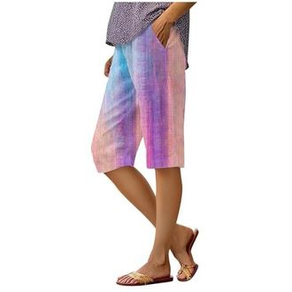 Generic Short De Sport Grande Taille Femme Bermudas Simili Basket V&eacute;lo Cerises avec Militaire Camel Microfibre Velour Viscose Soccer Telephone Rayure Cherche 