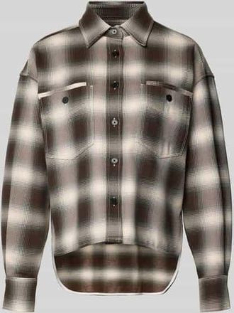 Closed Cropped Hemdbluse mit Knopfleiste