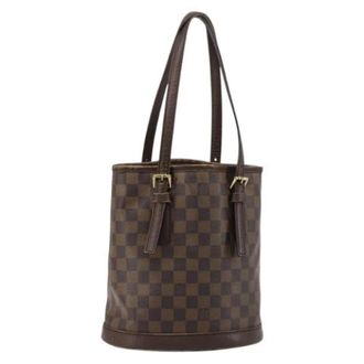 Louis Vuitton Pre-owned Vintage Damier Ebene Schultertasche - - Pre-owned - Damen - Braun - ONE SIZE