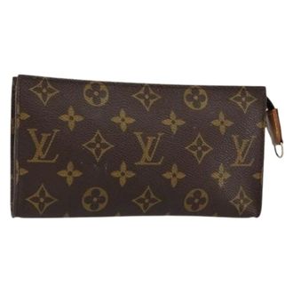 Louis Vuitton Pochette en toile Pre-owned - Femme - Pre-owned - Brun - Taille: ONE Size