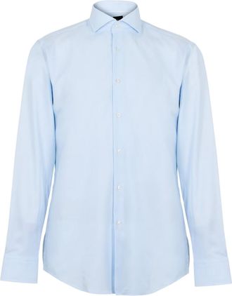 HUGO BOSS H-Hank Hemd f&uuml;r Herren, Spreizkragen (Hellblau)