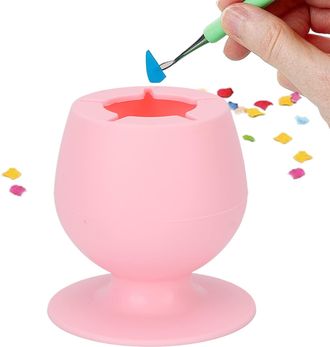 Brrnoo Silikon M&uuml;lleimer Rosa Oval Weicher Sauger