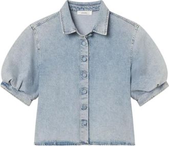 Frame Denim Femme, Blouses et Chemises, Bleu, Taille: 42 FR Billow Sleeve Shirt