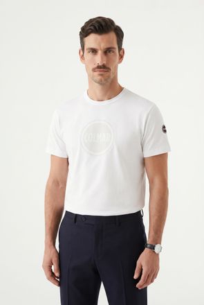 Colmar T-Shirt COLMAR MENS T-SHIRT, Herren, Gr. XXL, wei&szlig;, Jersey, Obermaterial: 100% Baumwolle, unifarben, regular fit normal, Rundhals, abgesteppte Kante, 