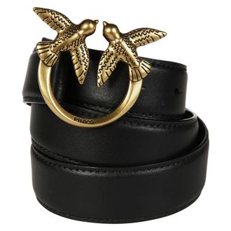 Pinko Pinko, Femme, Accessoires, Noir, Taille: XS Love Berry H3 Belt Vitello