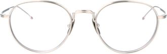 Thom Browne unisex, Accessoires, Gris, Taille: 52 MM Lunettes Rondes