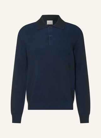 Calvin Klein Strick-Poloshirt schwarz