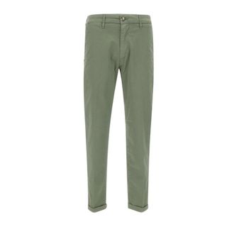 Re-hash Gr&uuml;ne Stretch-Baumwoll-Chinos - - Trousers - Herren - Gr&uuml;n - W38