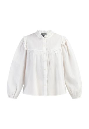 Dreimaster Dreimaster Bluse Damen Wollwei&szlig;