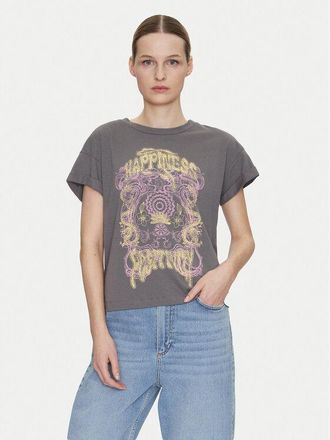 Noisy May T-Shirt Gaby 27033385 Grau Regular Fit