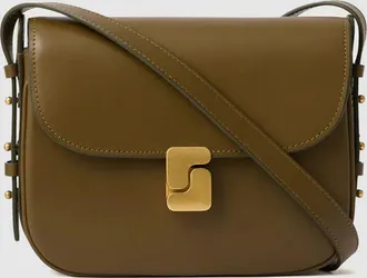 SOEUR Sac Bellissima Mini Kaki Dore