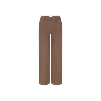 Frame Denim Die elegante- weite Hose - - Trousers - Damen - Braun - W28