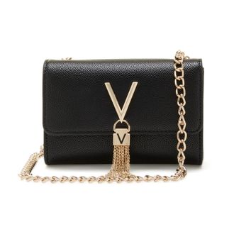 Mario Valentino Goldene Kunstleder Umh&auml;ngetasche - - Bags - Damen - Schwarzk - ONE SIZE