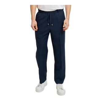 John Richmond Homme, Pantalons, Bleu, Taille: XL Fabric Pantalons