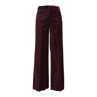 Aspesi Mod.0156 Weite Hose - - Trousers - Damen - Rot - M