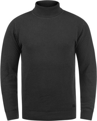 Solid Rollkragenpullover SDKarlos Strickpullover mit Perlstrickmuster