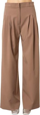 D.exterior Femme, Pantalons, Brun, Taille: 40 FR Pantalone pieghe