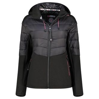 Geographical Norway Trendyama_Lady Damen Fleece, Schwarz, 48