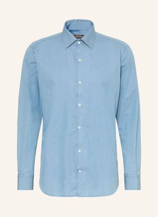 Ermenegildo Zegna Zegna Hemd Comfort Fit blau