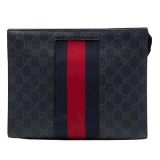 Gucci Pre-owned Sac bandouli&egrave;re en toile - unisex - Pre-owned - Noir - Taille: ONE Size